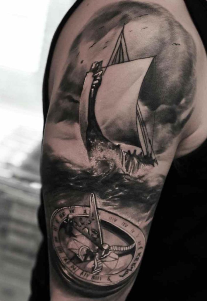 Pirate Ship Tattoos | Tattoo Designs Ideas for man and woman